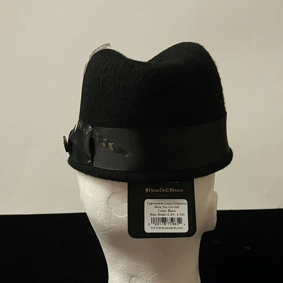 BRUNO CAPELO | Accessories | Mens Bruno Capelo Black Legionnaire Fedora ...